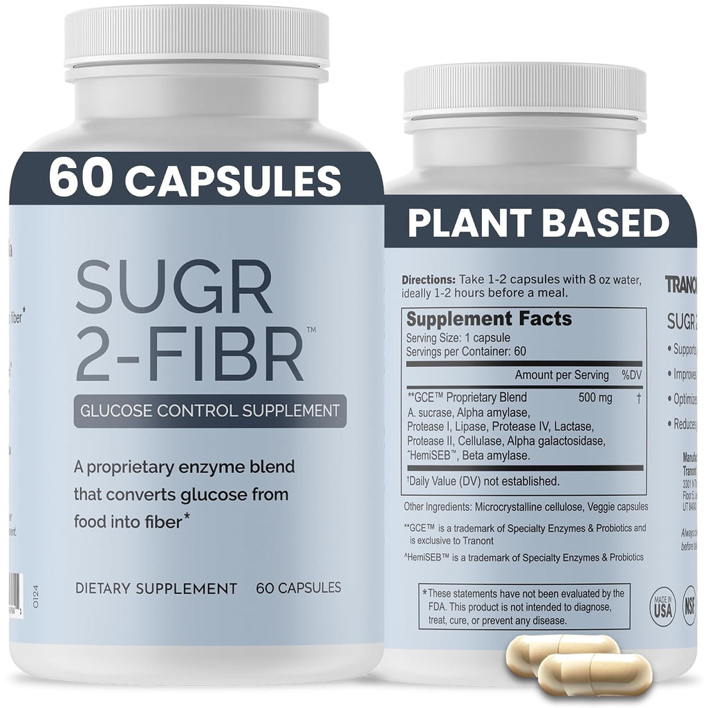 Sugr-2-Fibr dietary fiber capsules