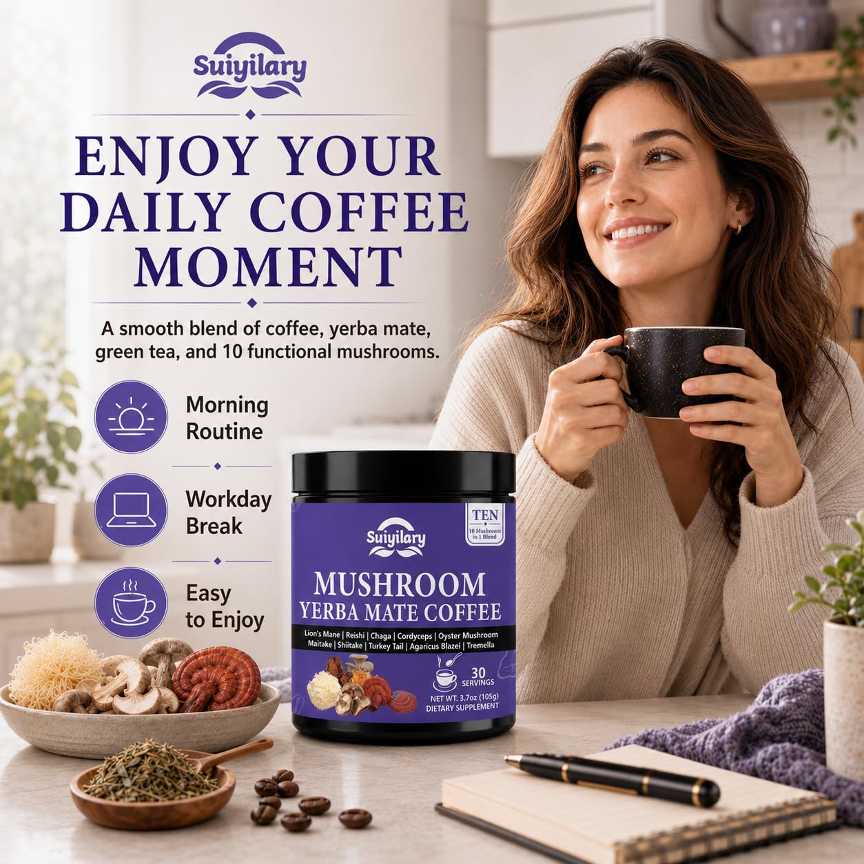 Suiyilary coffee for mental clarity
