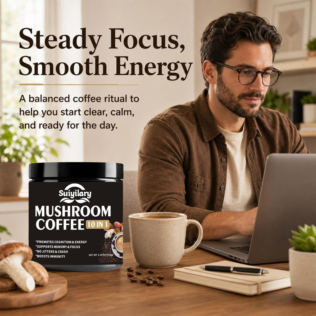 Suiyilary mushroom blends for wellness