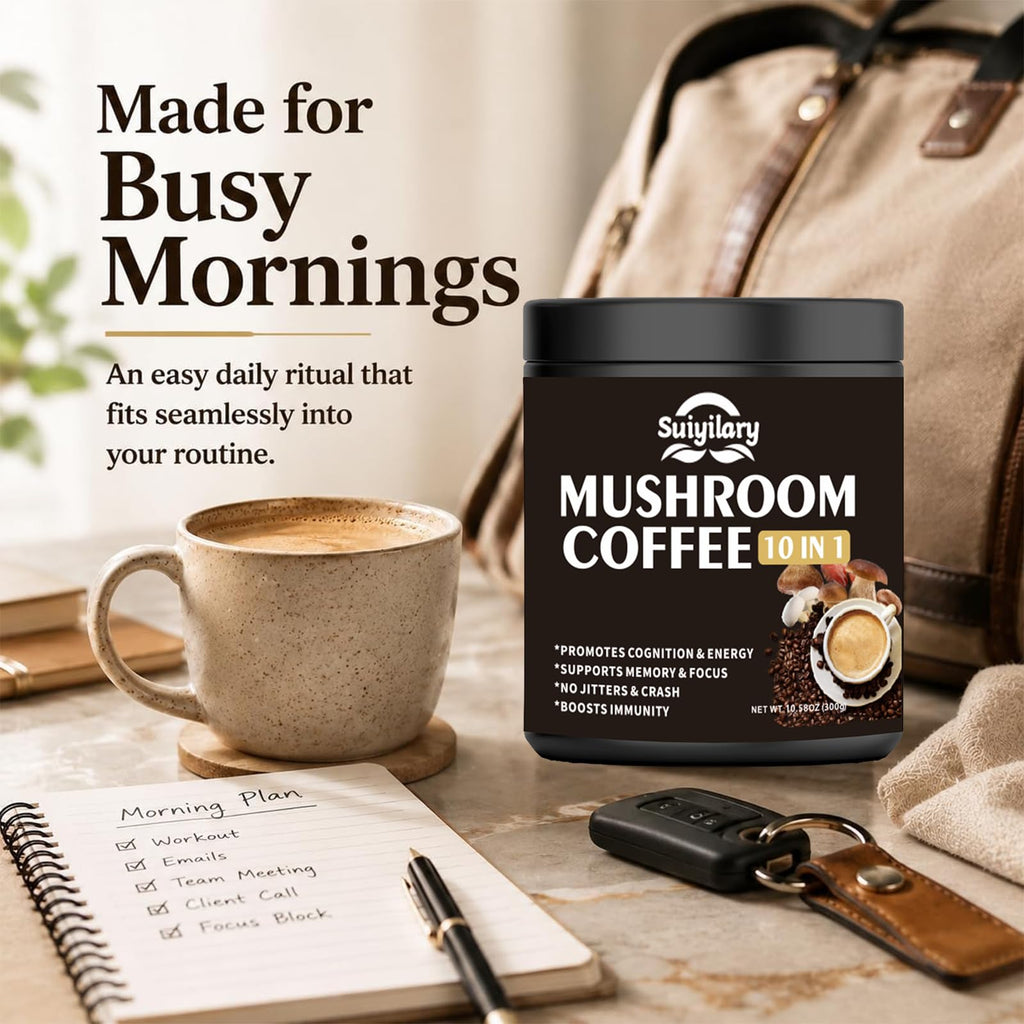 Suiyilary mushroom coffee blend for immunity