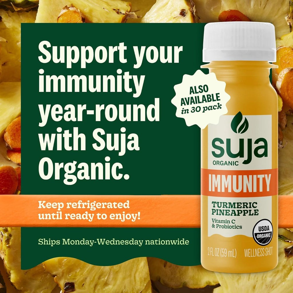 Suja herbal immunity shot pack