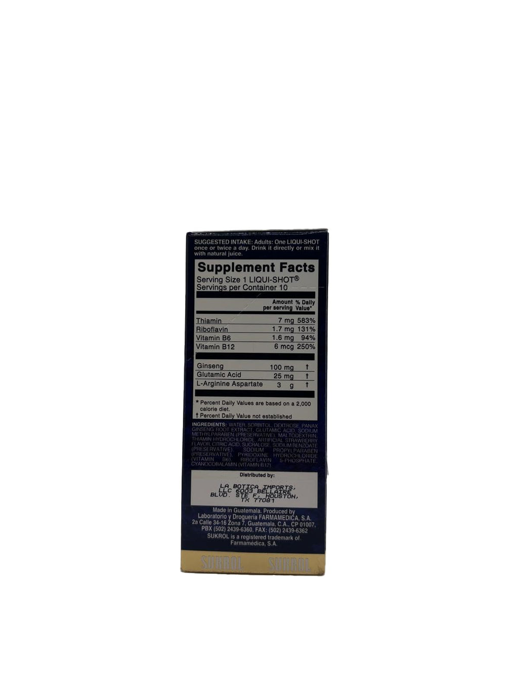 Sukrol VIGOR natural performance enhancer