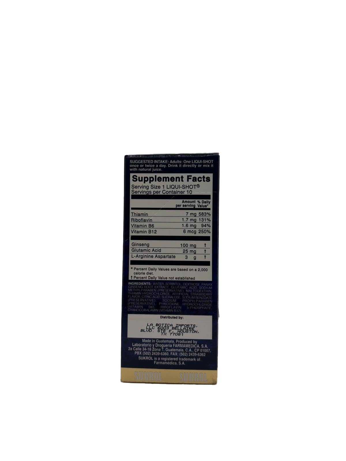 Sukrol VIGOR natural performance enhancer