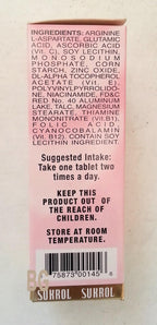 Sukrol whole food multivitamin tablets