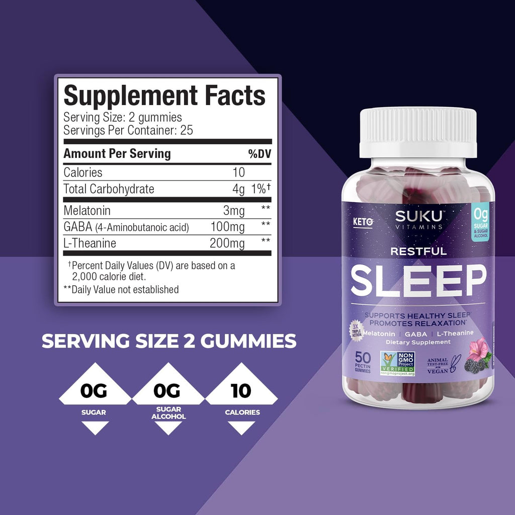 SUKU gummies for better sleep quality