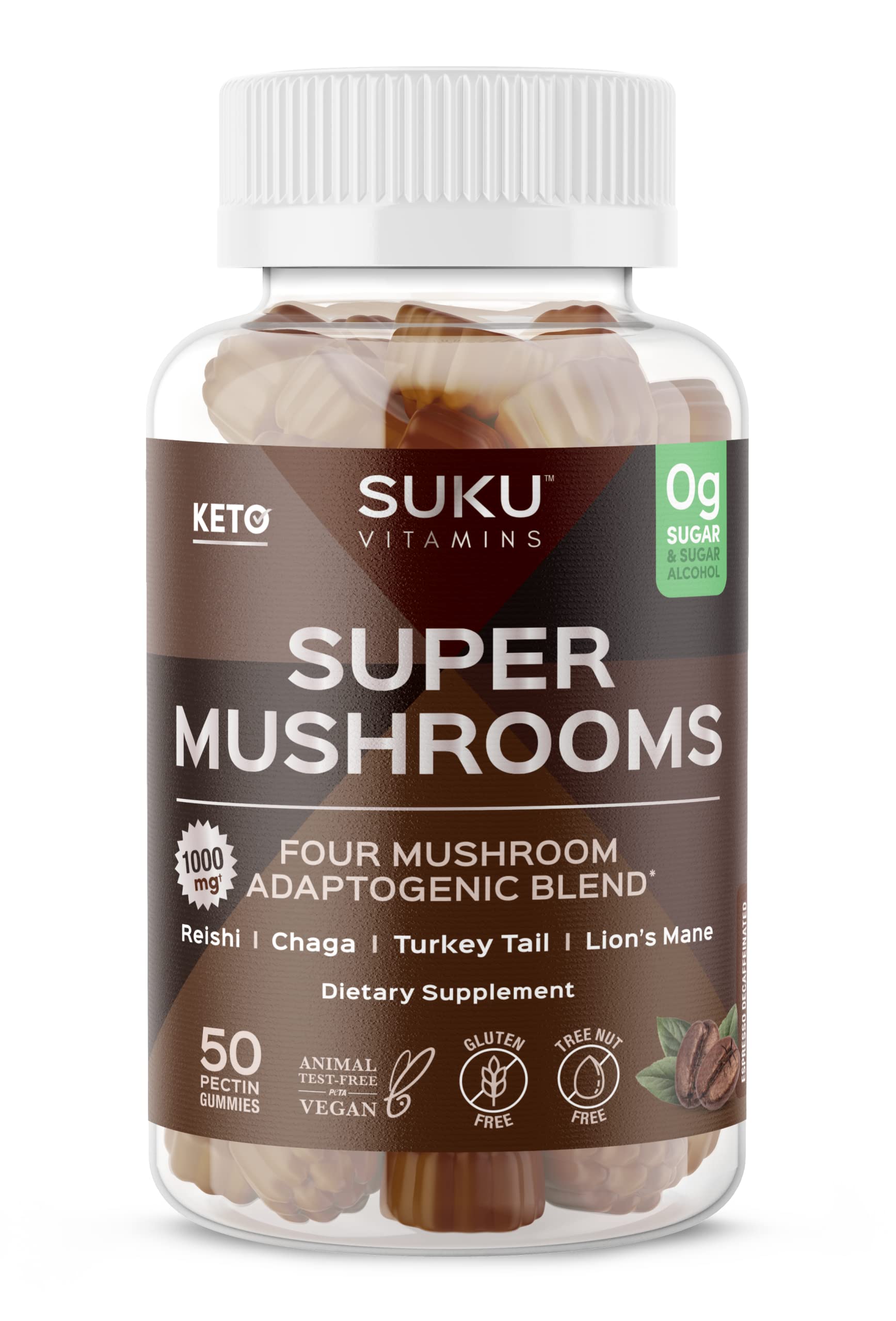 SUKU mushroom gummies for immunity