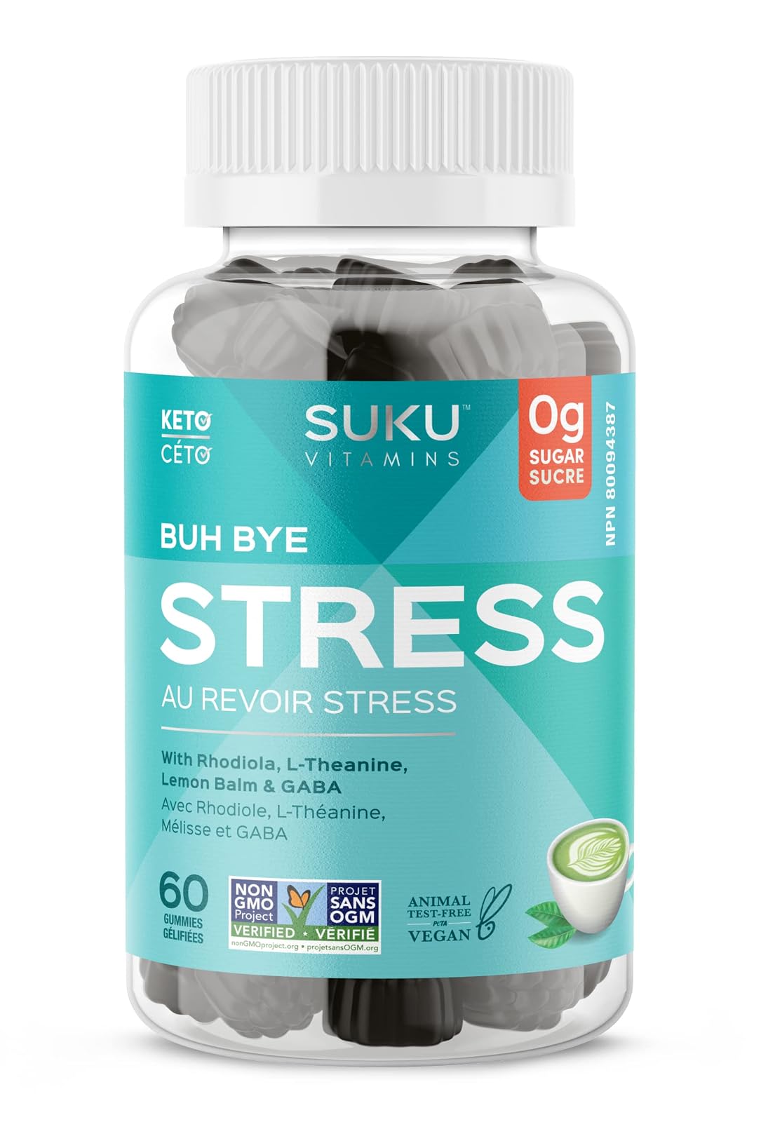 SUKU stress gummies for relaxation