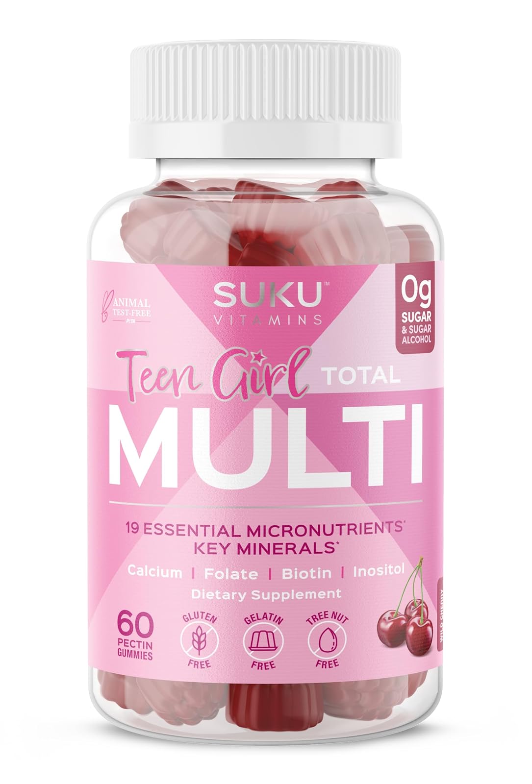 SUKU teen girl multivitamins gummies