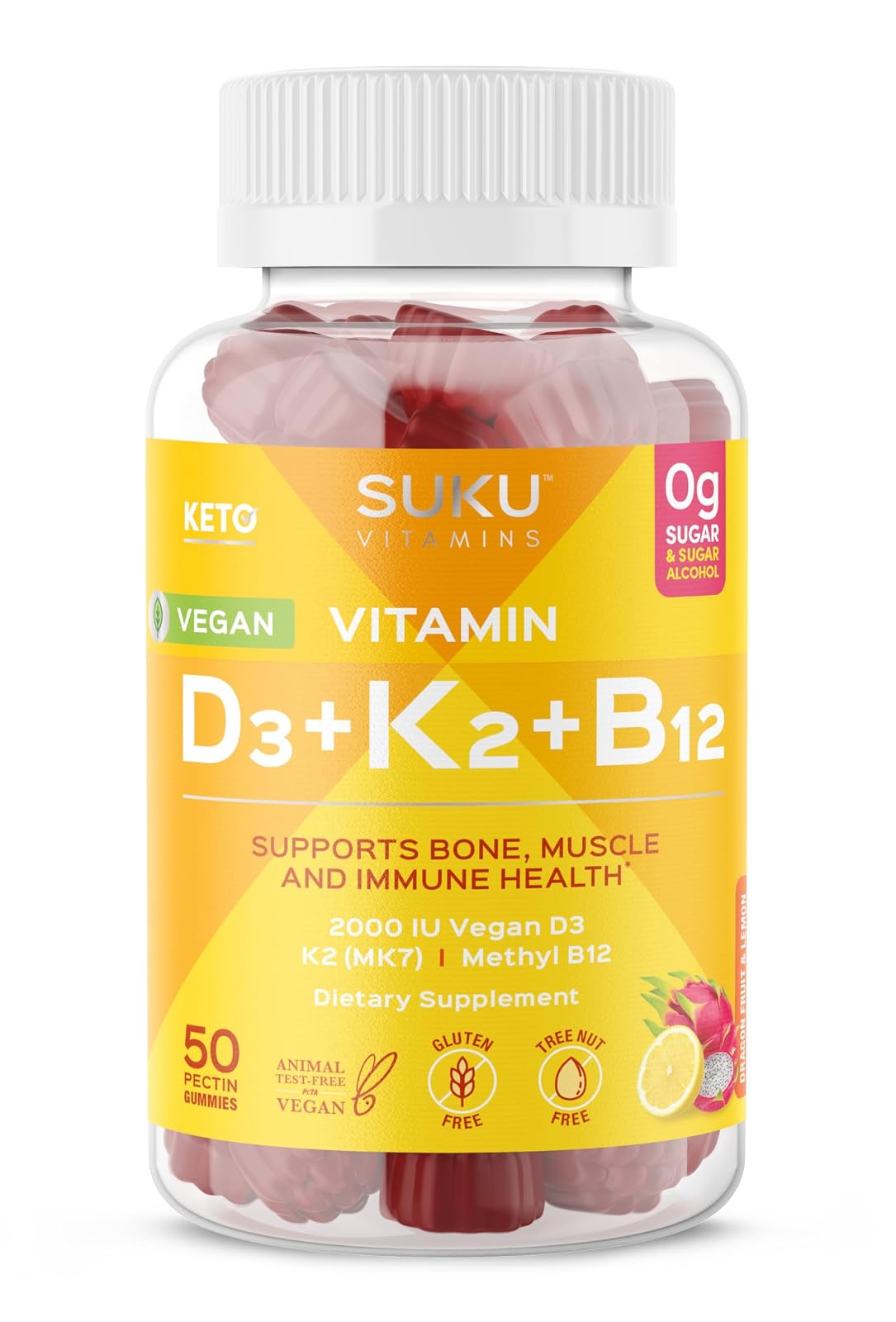 SUKU Vitamin D3 gummies for immunity