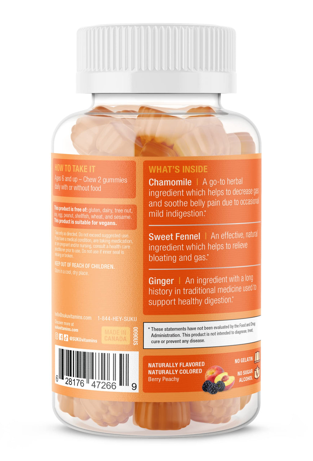SUKU Vitamins Debloat for daily wellness