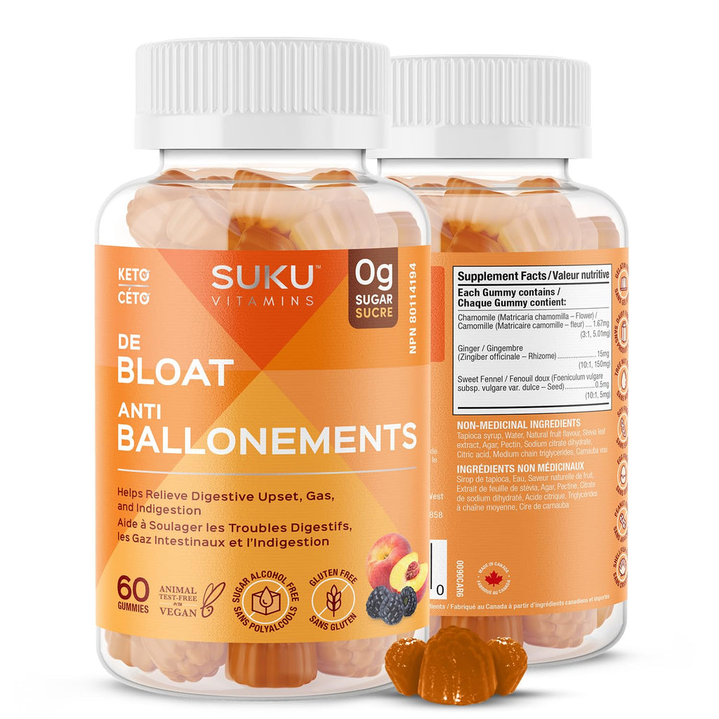 SUKU Vitamins Debloat Gummies for digestion