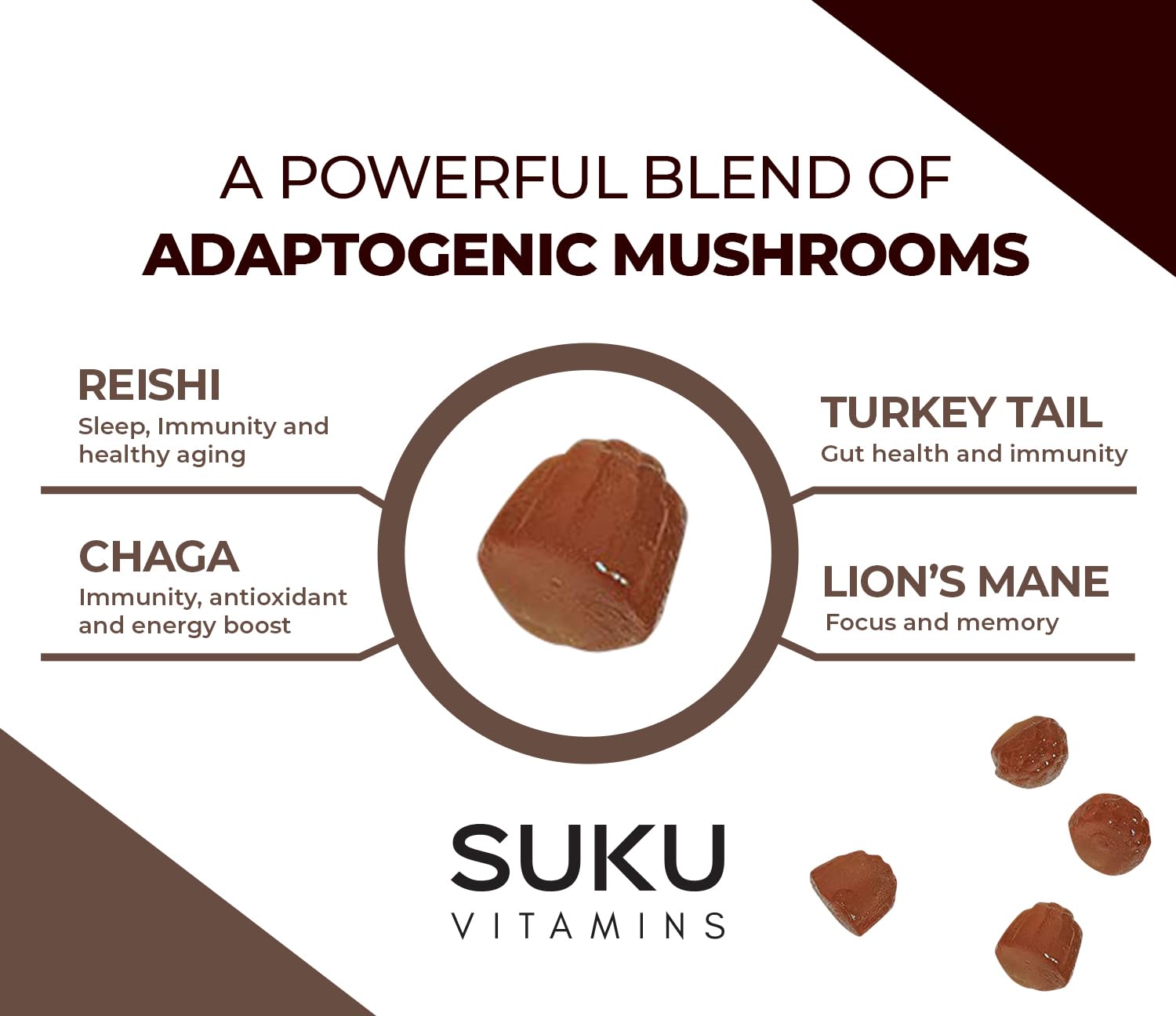 Suku Vitamins Super mushroom nutrition benefits
