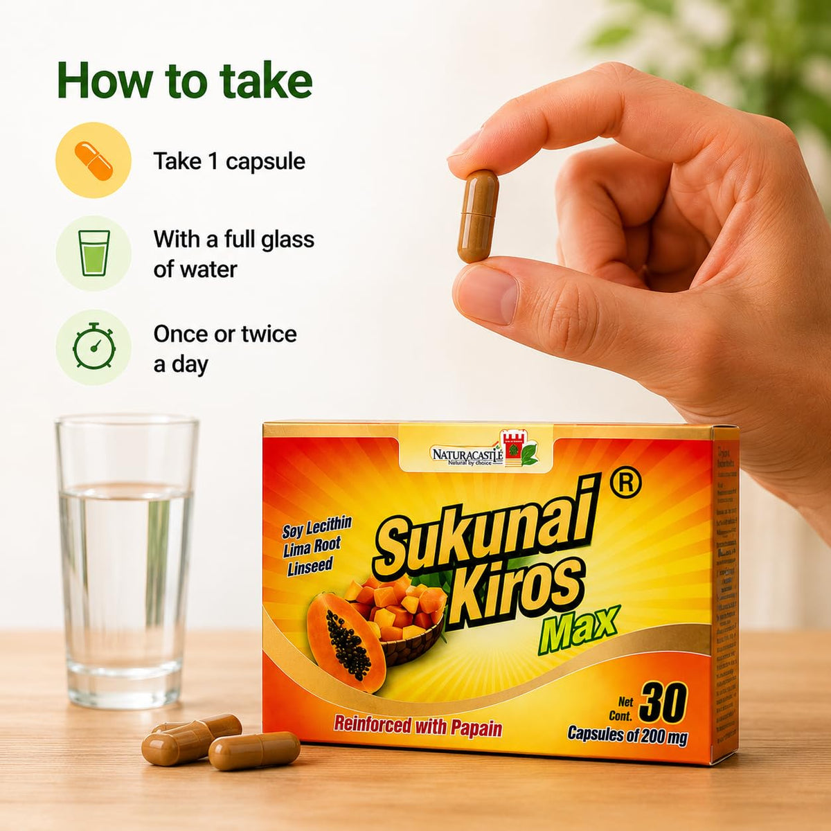 Sukunai Kiros Max for bloating relief