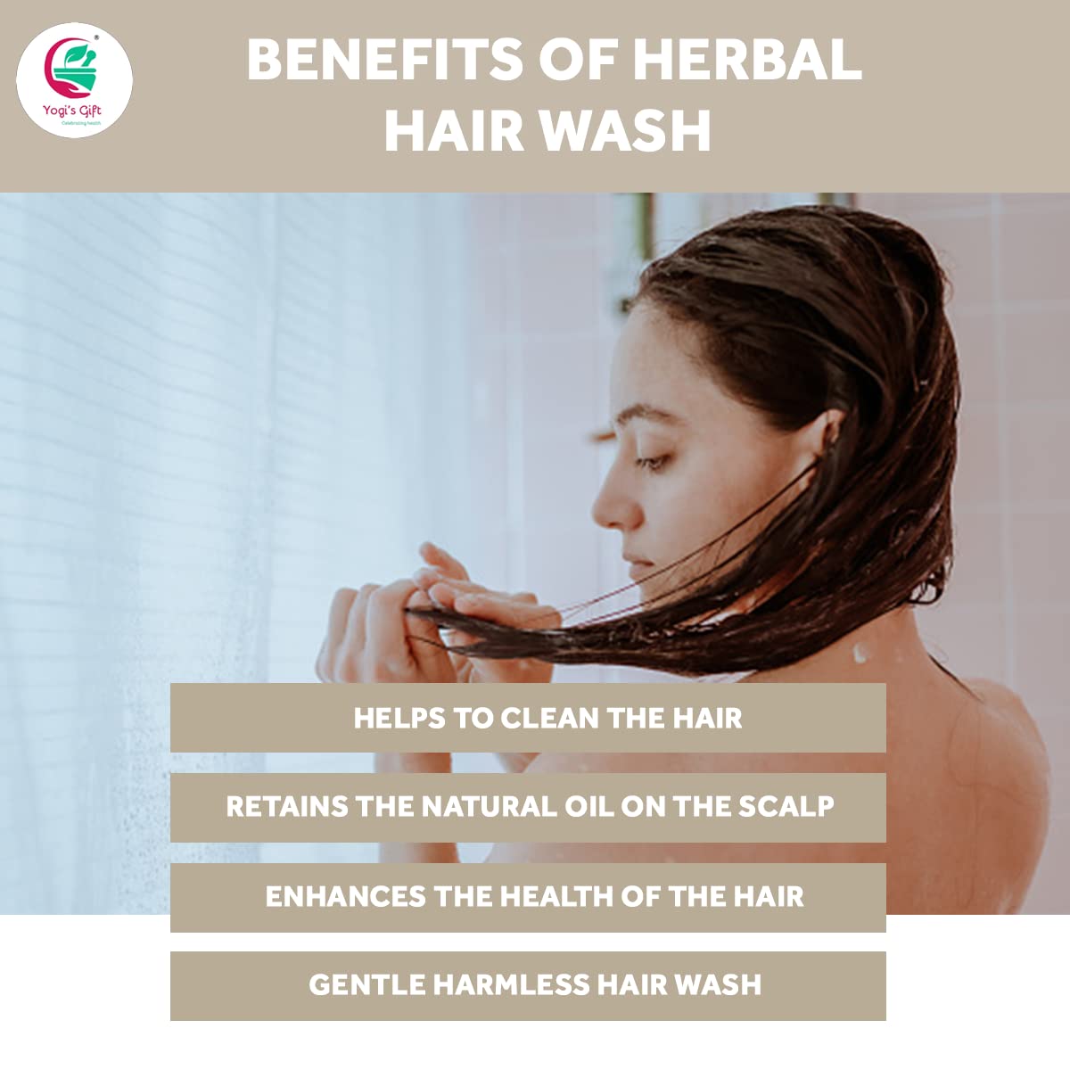 sulfate-free herbal hair wash