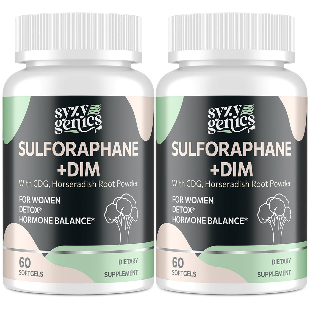 Sulforaphane DIM softgels for wellness