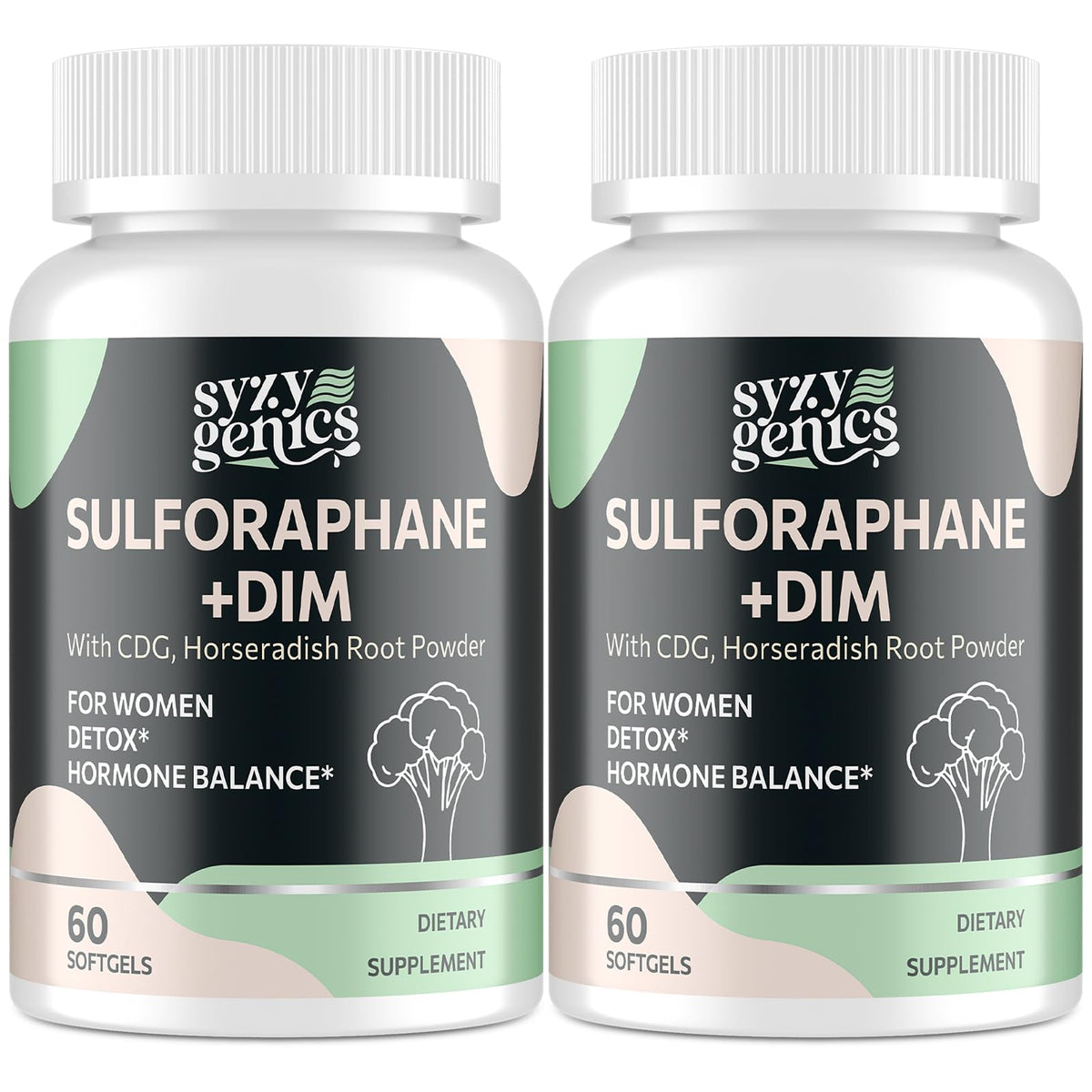 Sulforaphane DIM softgels for wellness