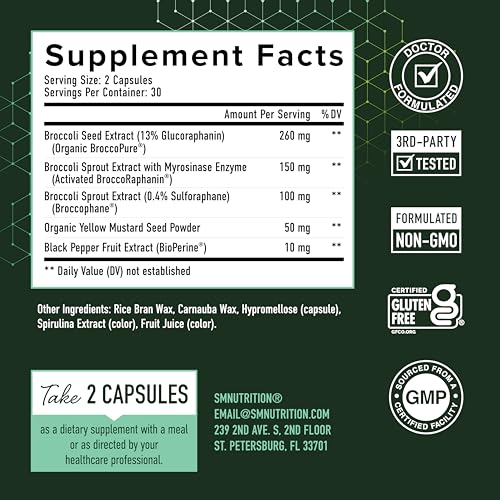 Sulforaphane for detoxification support