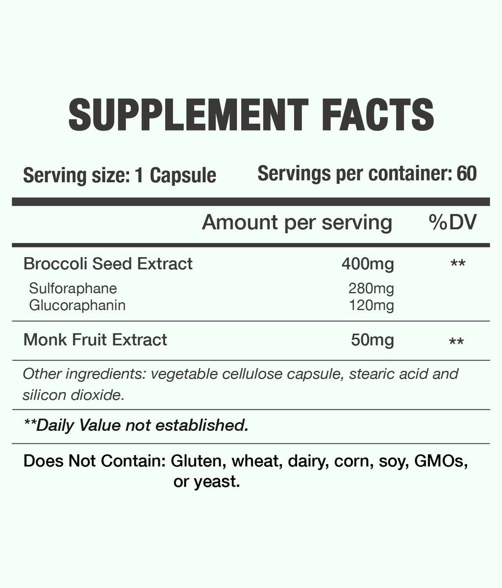 sulforaphane supplement for daily nutrition