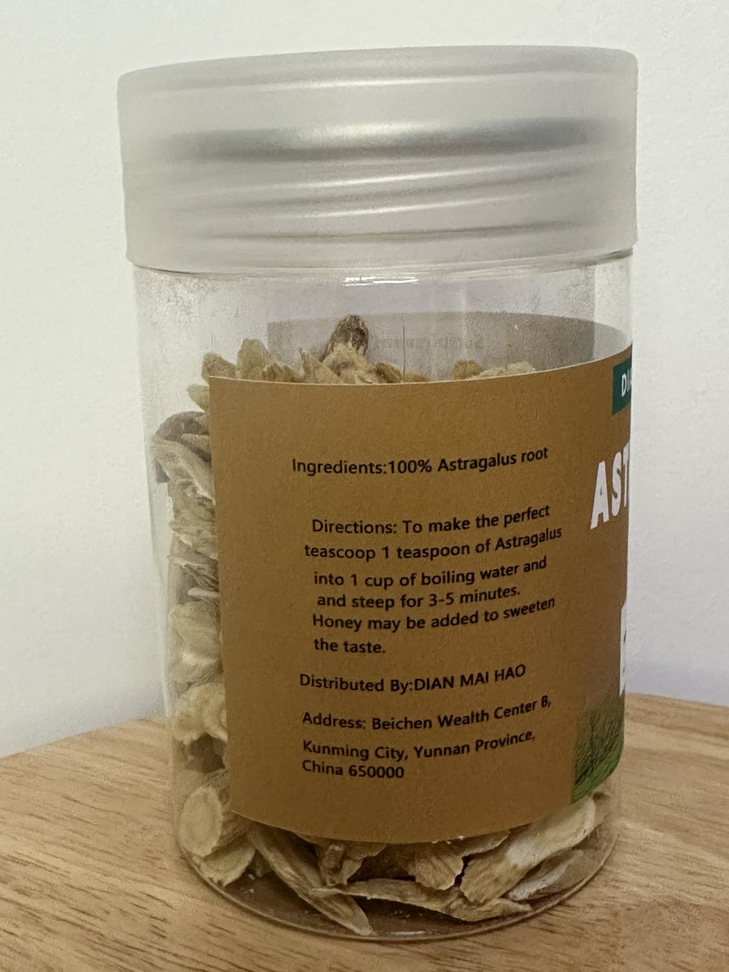 sulfur-free astragalus for health