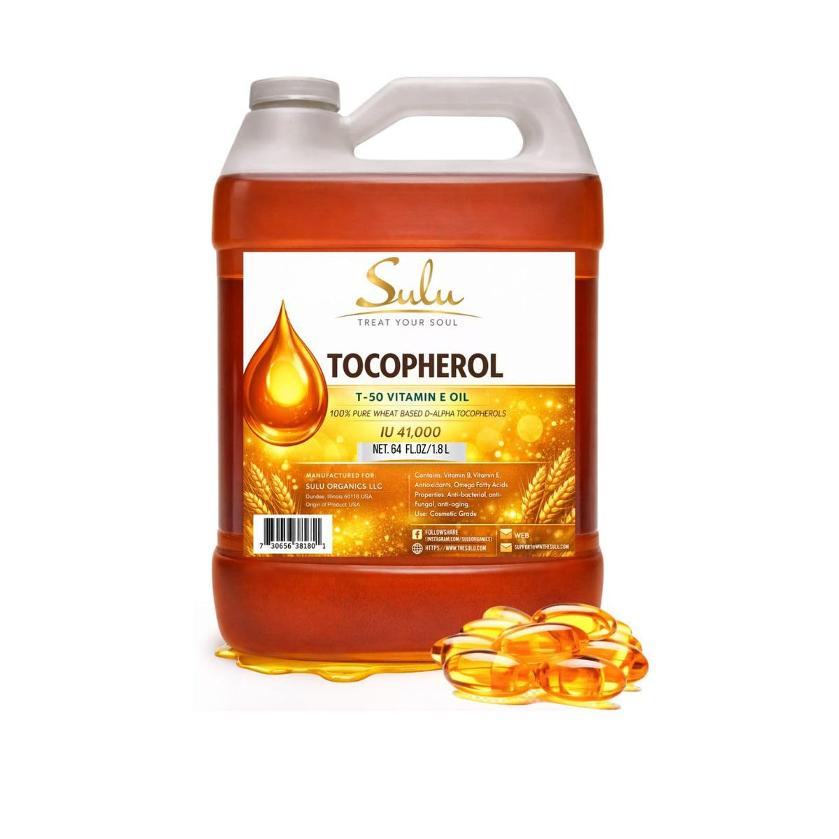 Sulu Organics Vitamin E oil benefits