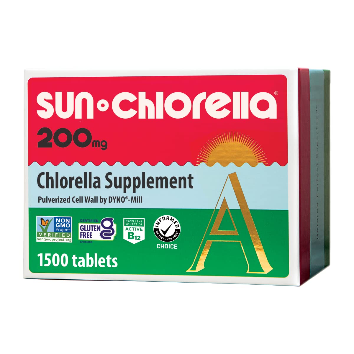 Sun Chlorella vitamin D tablets