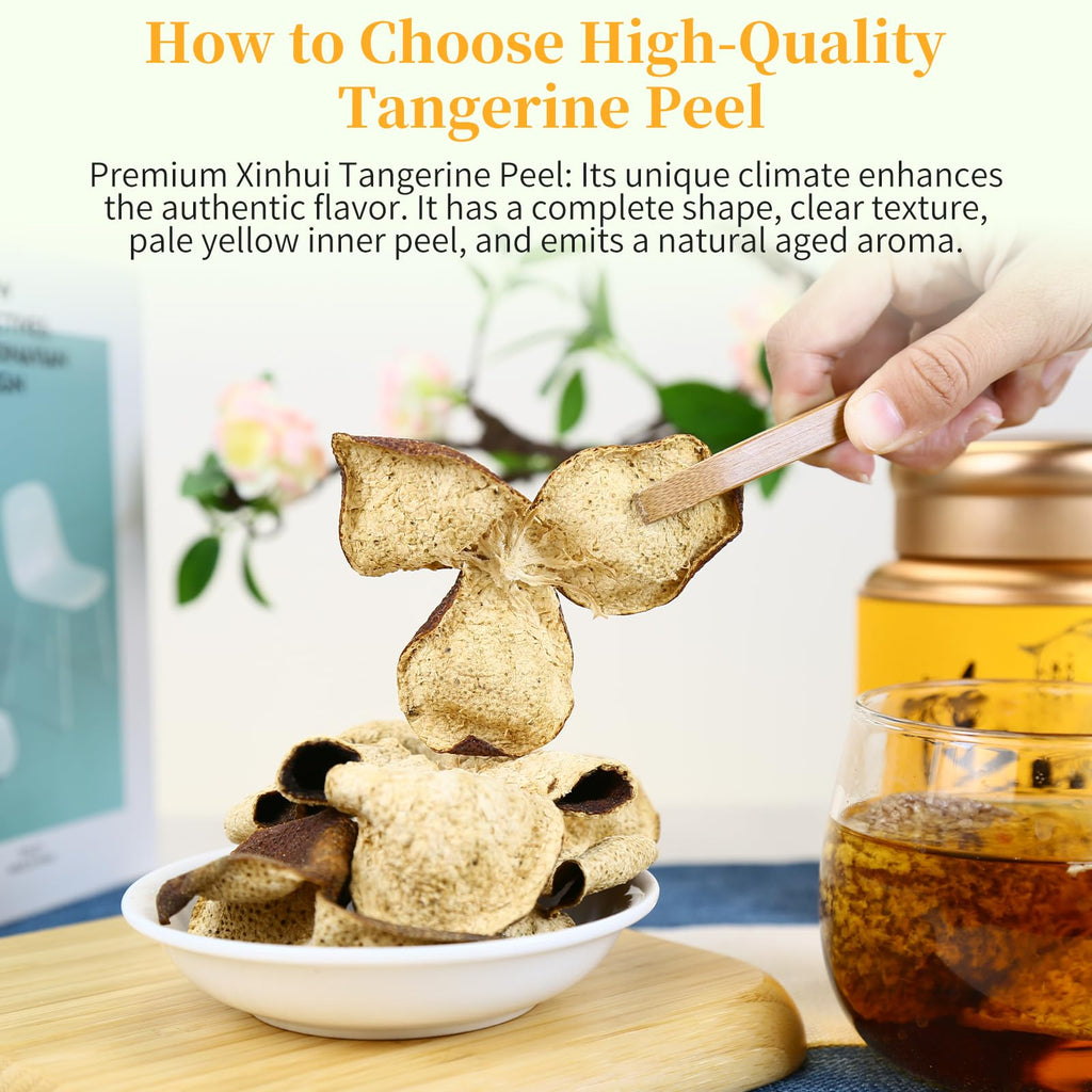 sun-dried tangerine peel tea experience