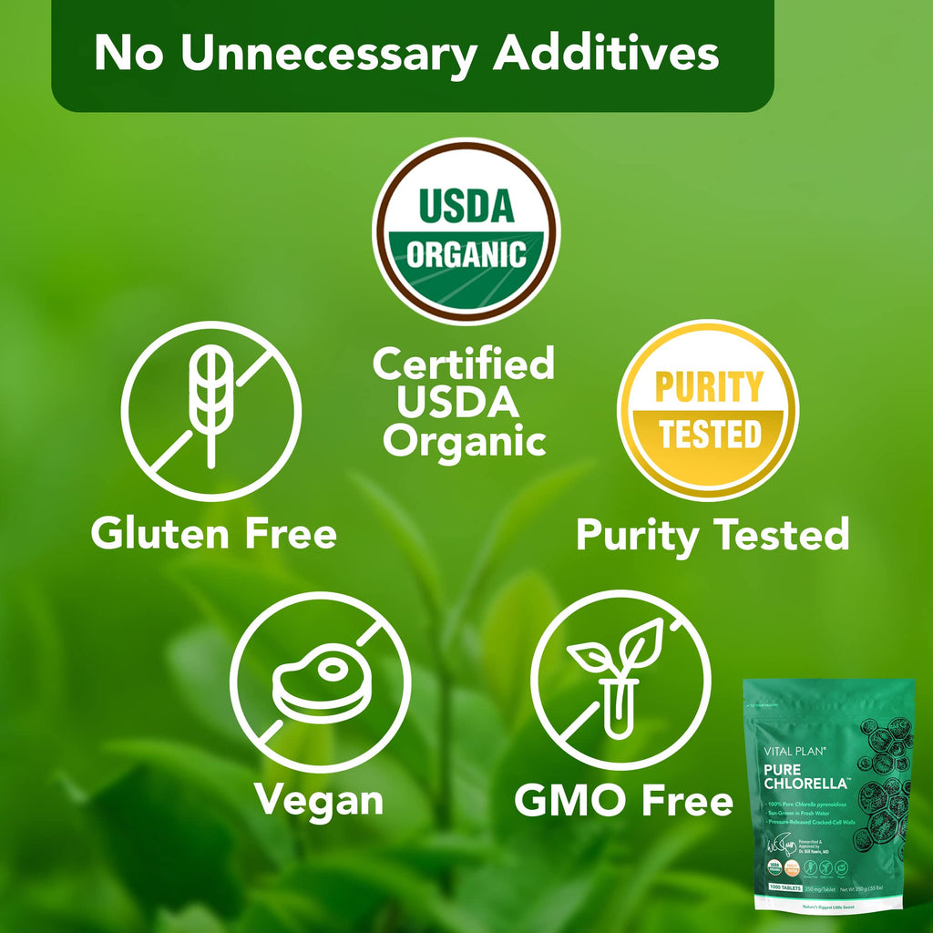 sun grown chlorella for vitality