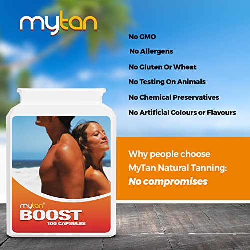 sun-kissed glow with Boost Tan