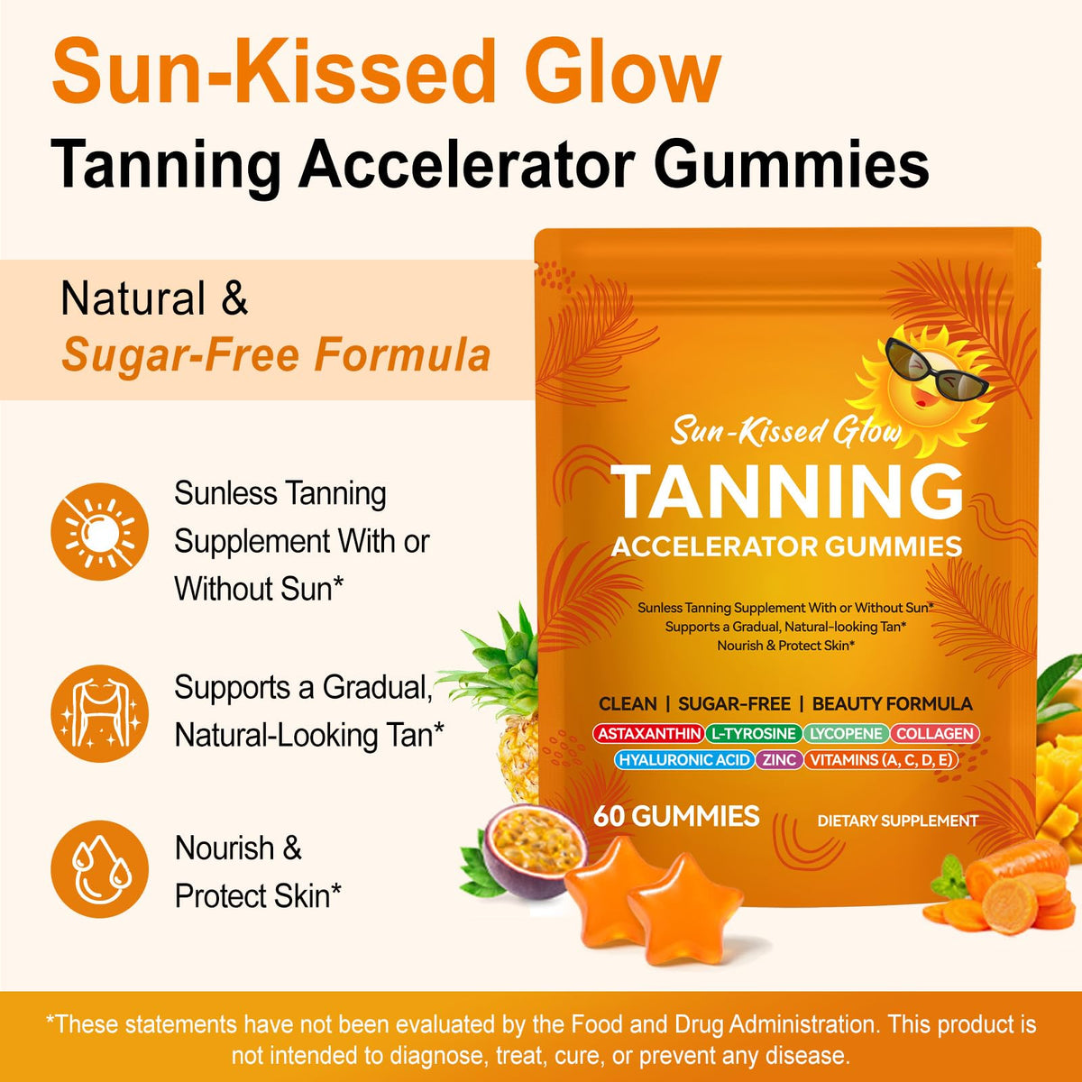 sun-kissed skin gummies