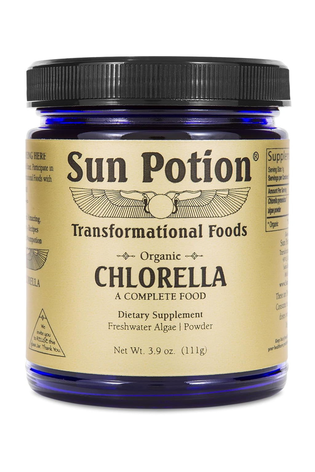 Sun Potion chlorella powder for detox