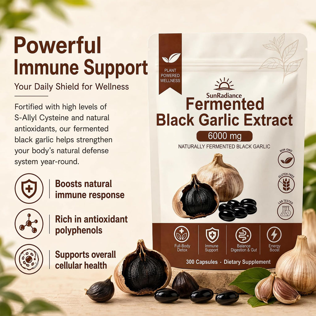 Sun Radiance garlic softgels for wellness