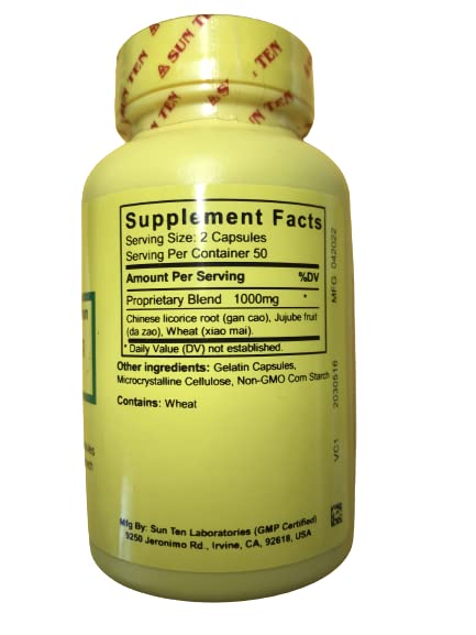 Sun Ten licorice root capsules