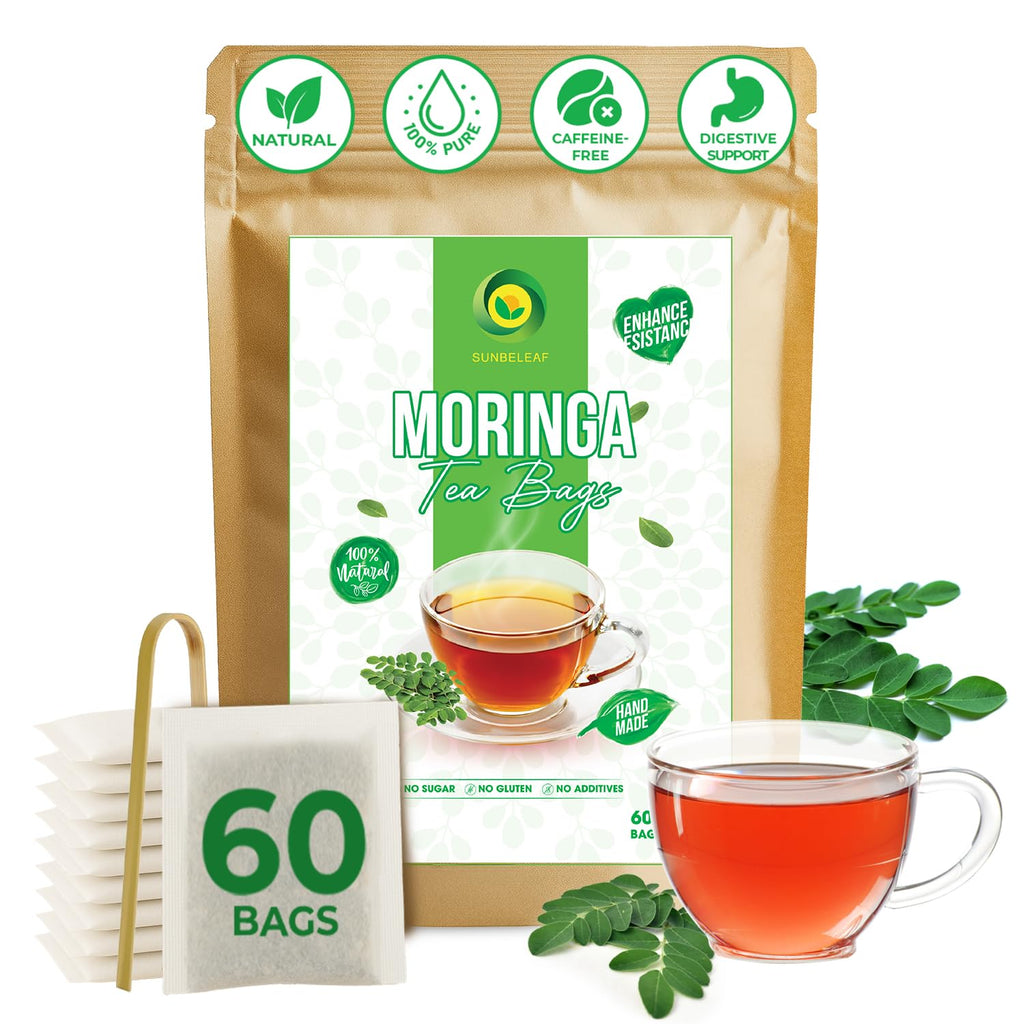 SUNBELEAF Moringa tea health benefits