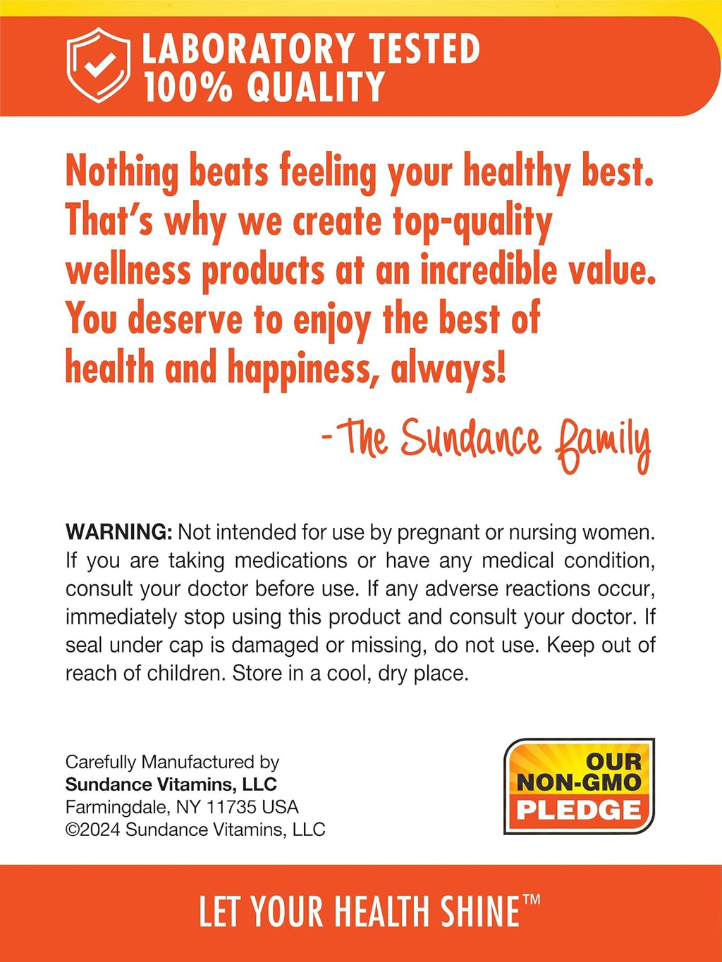 Sundance B6 vitamins for overall wellness