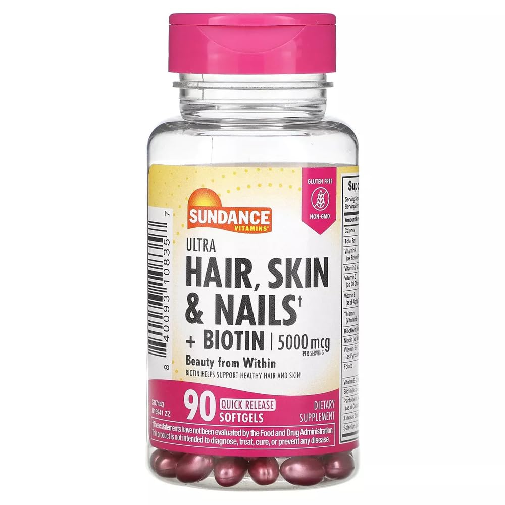 Sundance Biotin softgels for healthy hair