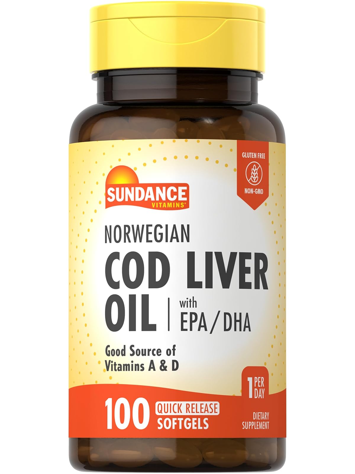 Sundance cod liver oil softgels