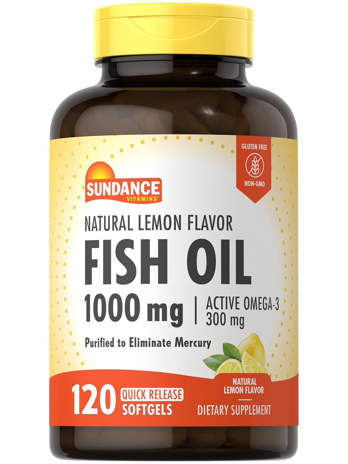 Sundance fish oil softgels for heart health