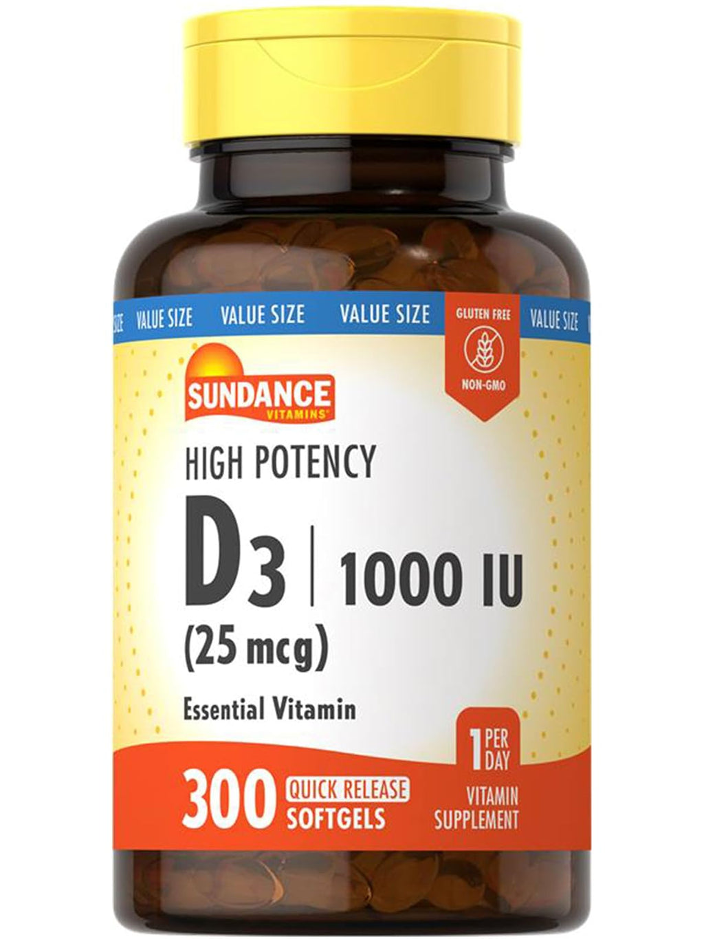 Sundance Vitamin D3 softgels for immunity