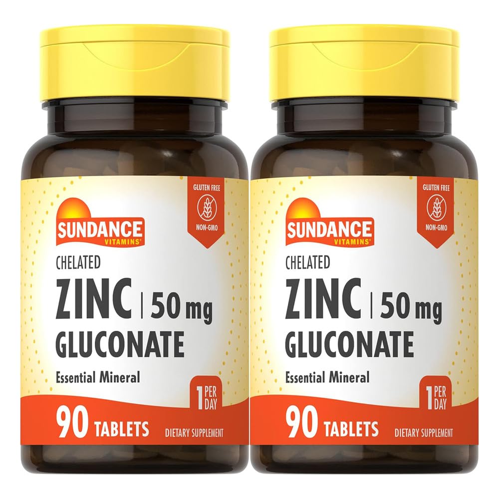 Sundance Vitamins chelated zinc tablets