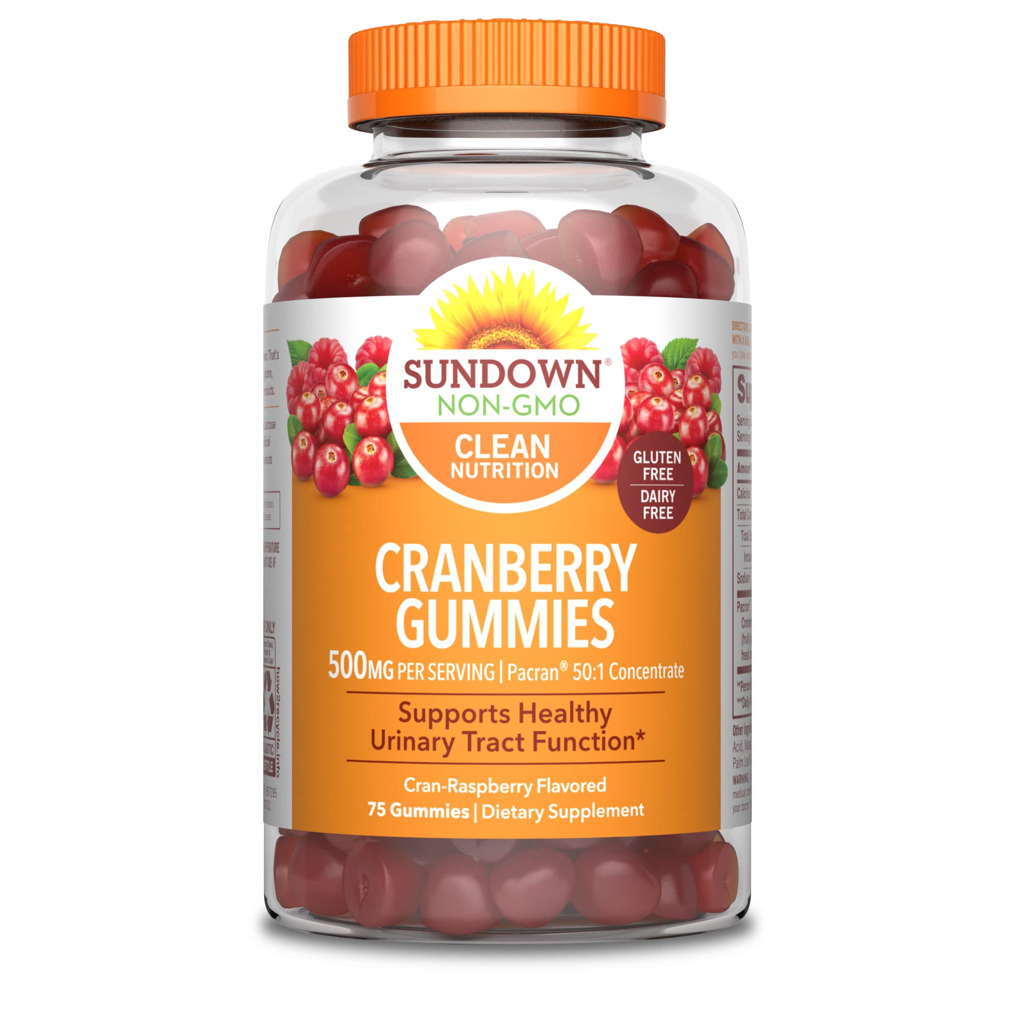 Sundown cranberry gummies for health