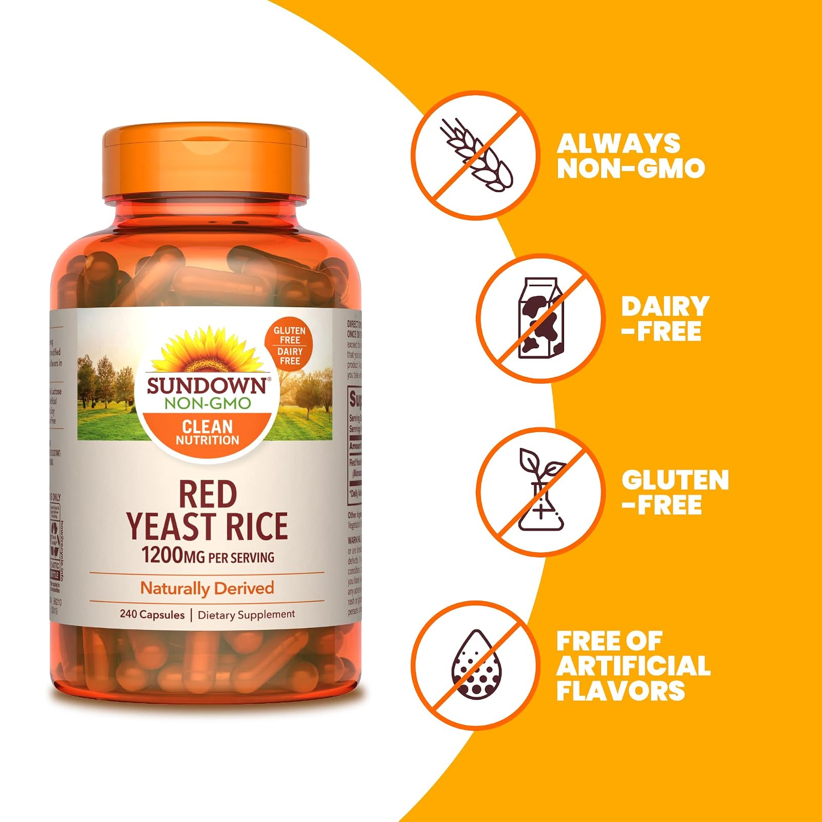 Sundown herbal red yeast rice