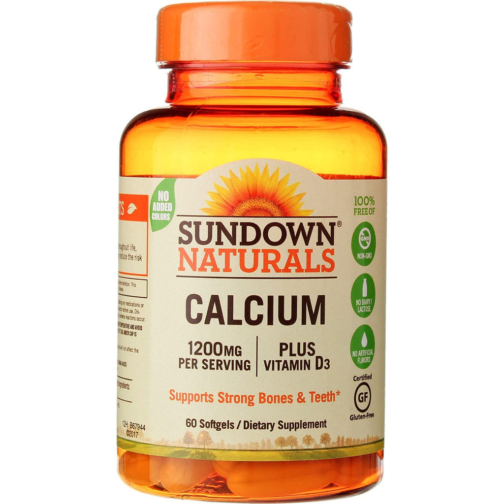 Sundown Naturals calcium softgels for bones