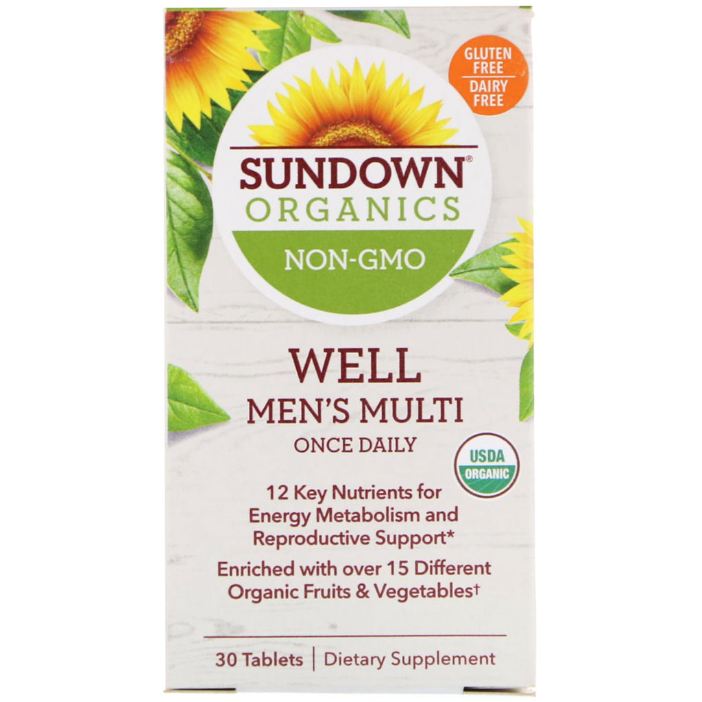 Sundown Organics Well zinc multivitamin