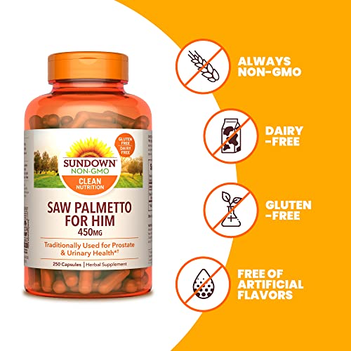 Sundown saw palmetto capsules