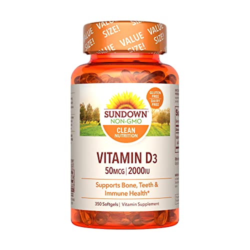 Sundown Vitamin D3 softgels for immunity