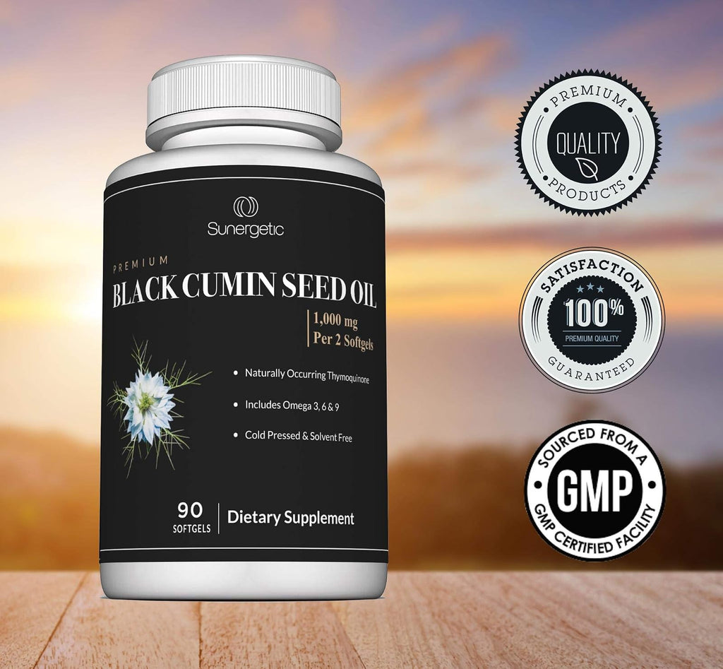 Sunergetic black seed oil for digestion