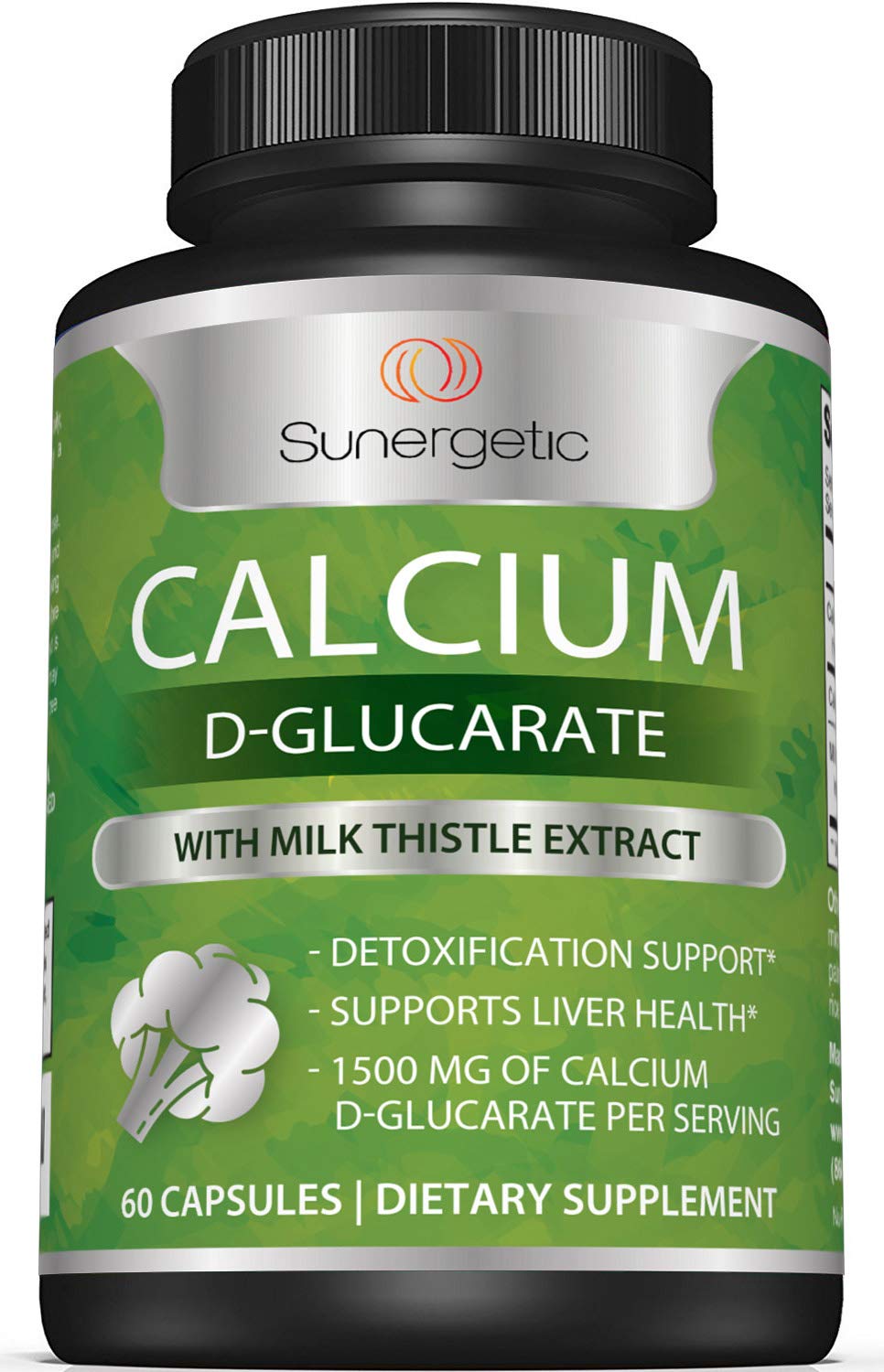 Sunergetic calcium supplement for detox