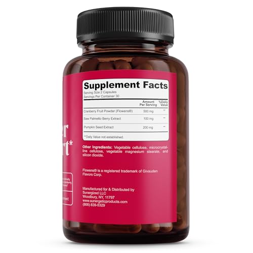 Sunergetic cranberry supplement benefits