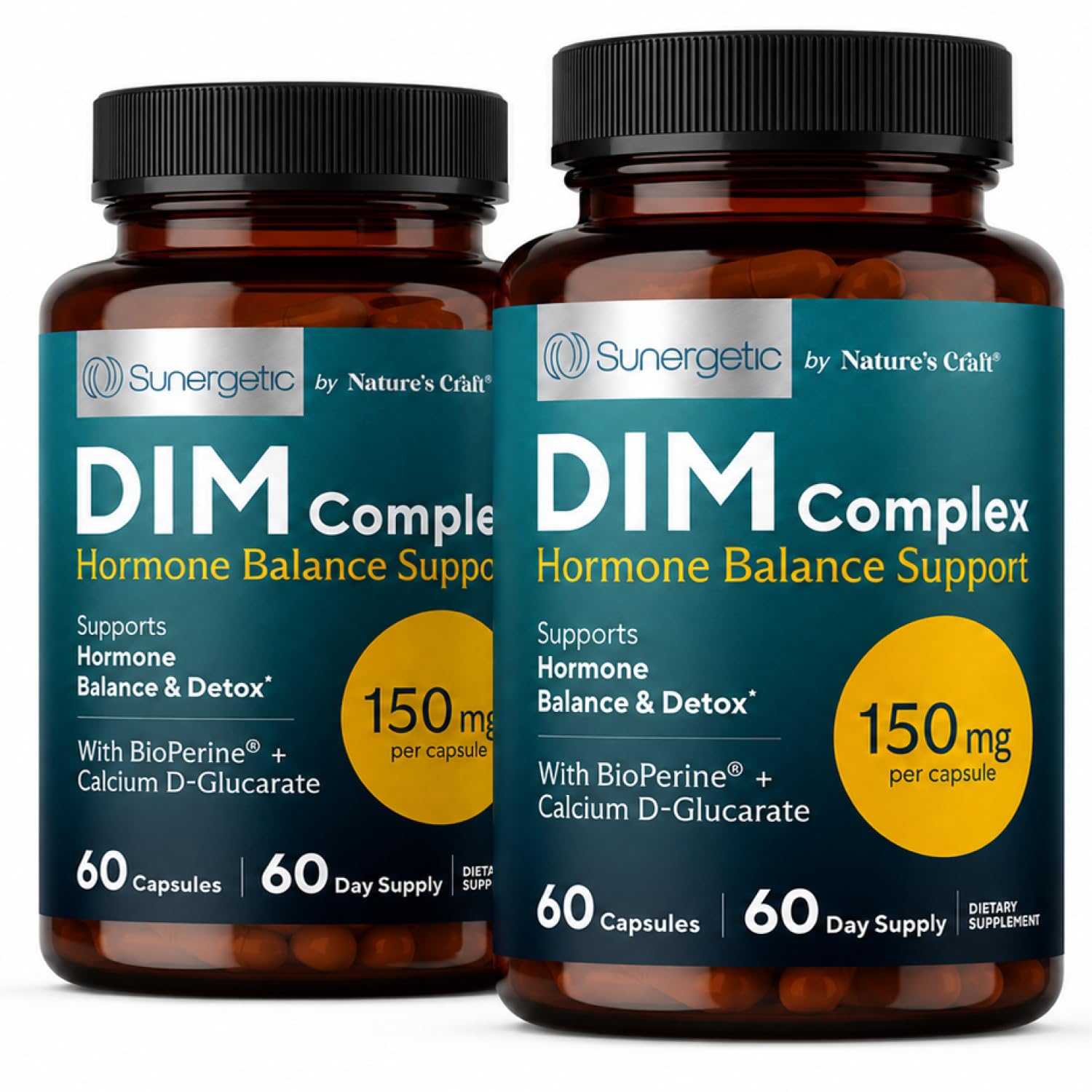 Sunergetic DIM supplement for hormonal balance