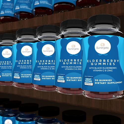 Sunergetic elderberry gummies for everyday health